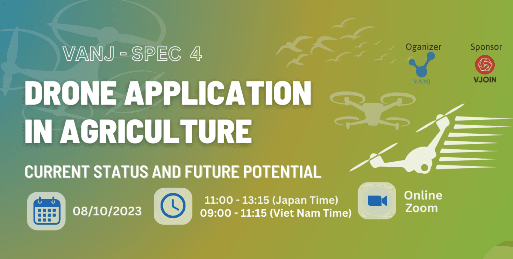 VANJ-SPEC4: “DRONE APPLICATION IN AGRICULTURE – CURRENT STATUS AND ...